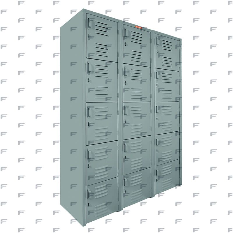 Locker Metálico con 40 Puertas Lisas con Porta Etiqueta – con Chapa ...